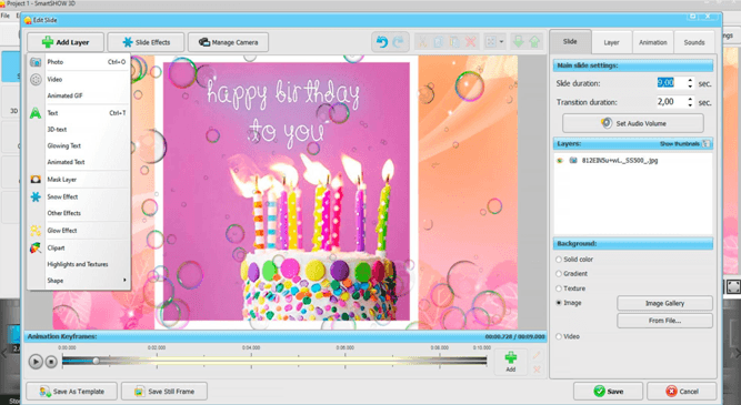 Creating Personalized Birthday Video As Gifts for Loved Ones