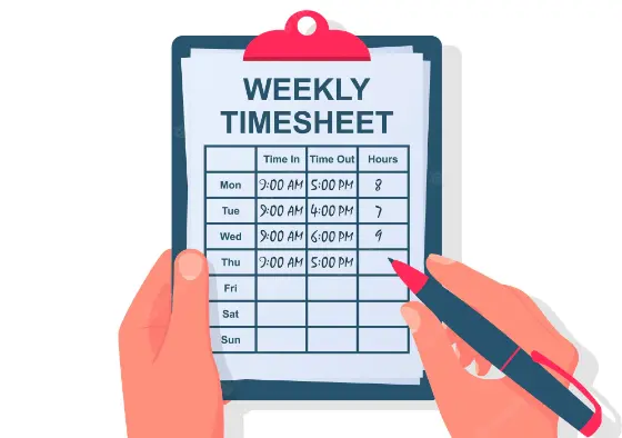 How To Write A Monthly Timesheet